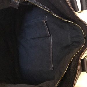 Halogen | Bags | Halogen Large Brown Distressed Leather Tote Bag | Poshmark